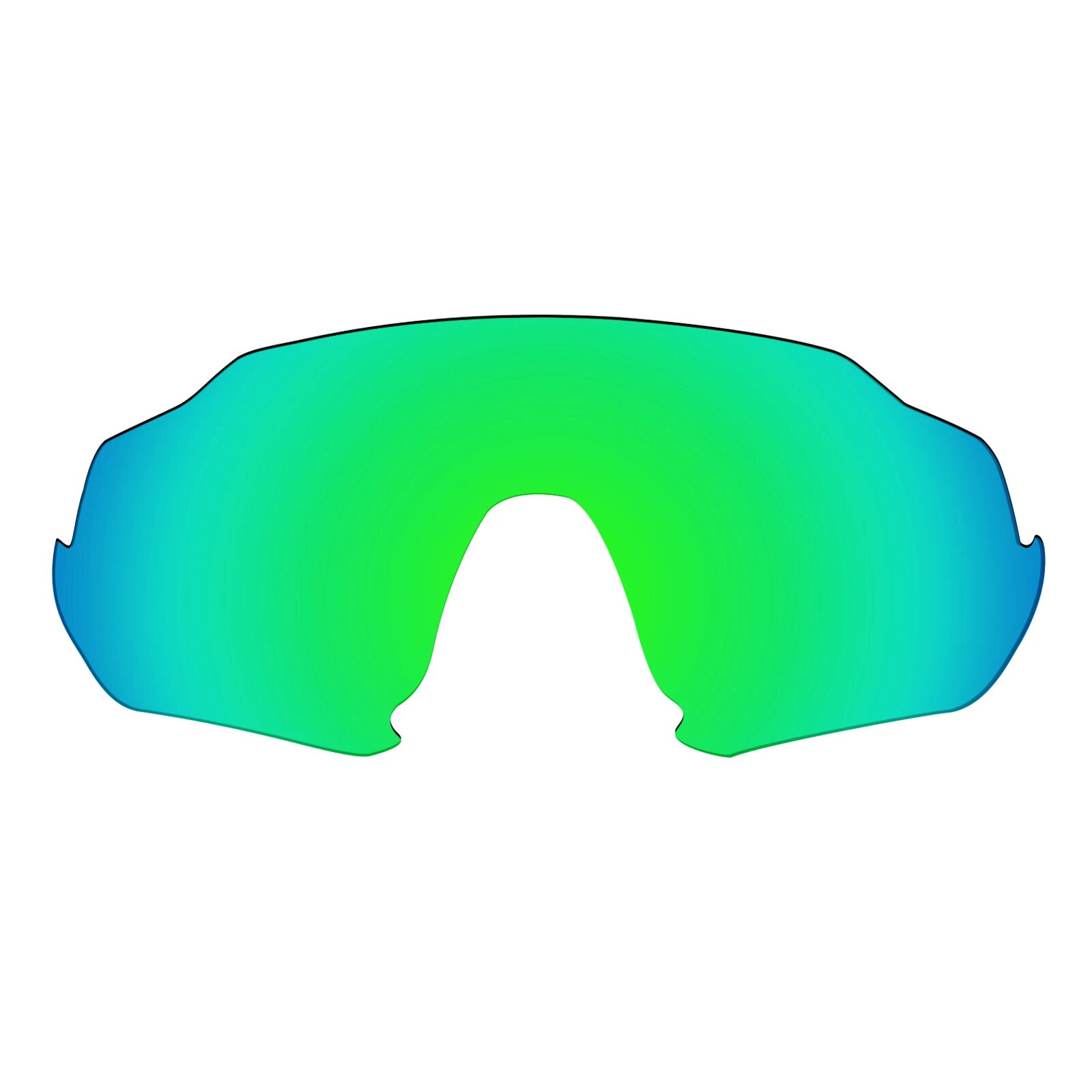 Поляризованные линзы OOWLIT для Oakley Flight Jacket Green Mirror