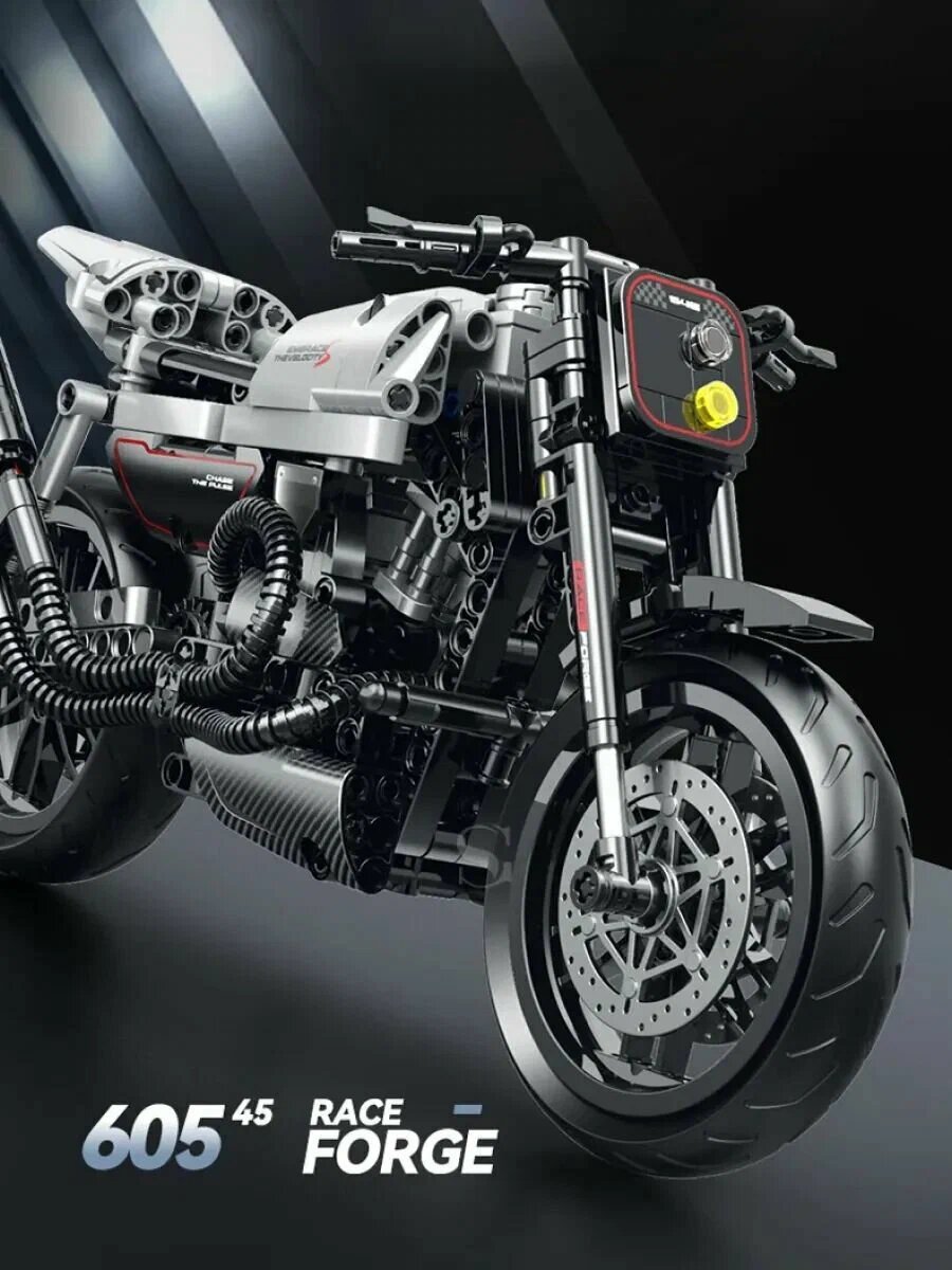Конструктор для детей и взрослых Мотоцикл HARLEY-XR1200 / 533 дет