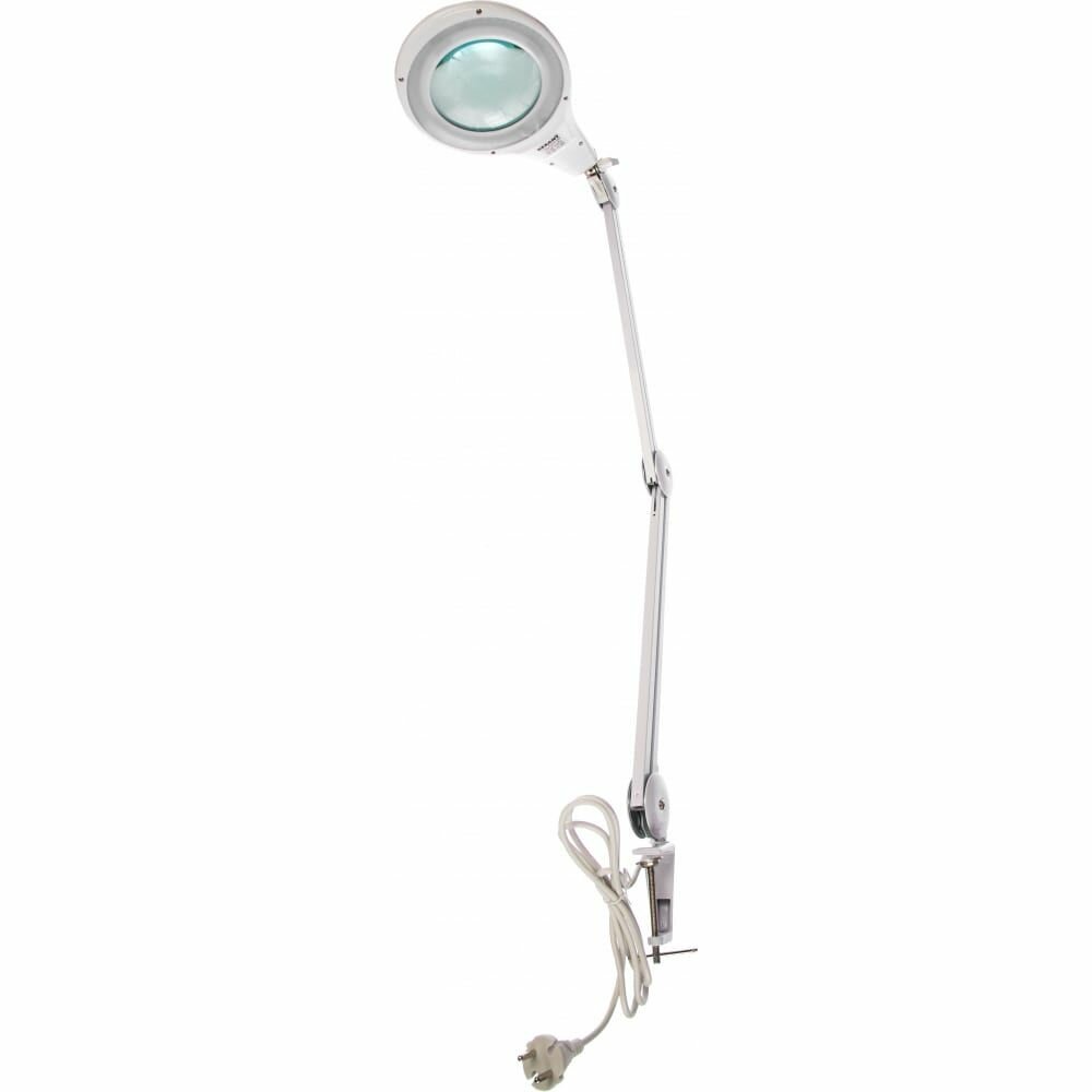 Настольная лупа на струбцине REXANT 5Х с подсветкой 56 LED 31-0403