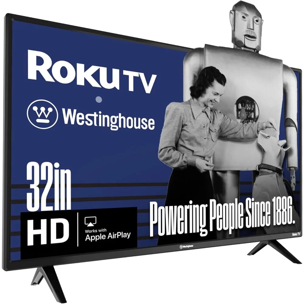 Телевизор Westinghouse Roku TV — 32-дюймовый смарт-телевизор, HD-телевизор с Wi-Fi-соединением и мобильным приложением, плоский экран