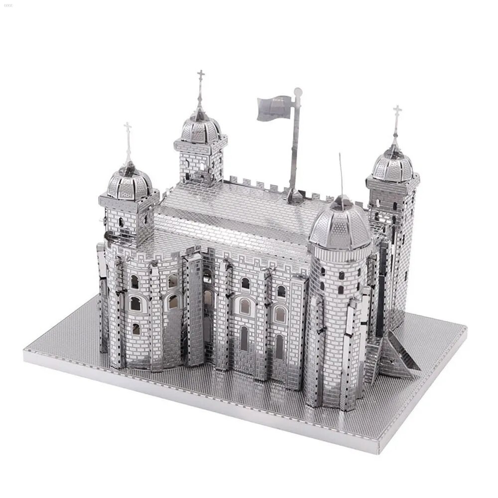 Лондонский Тауэр 3D Металлическая модель DIY Игрушки
