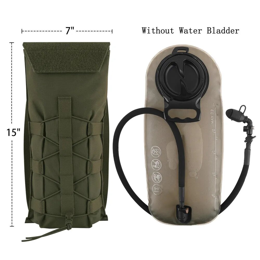 Krydex Gear Рюкзак мужской зеленый тактический нейлон, размер 38.1 x 17.78 см — фото 1
