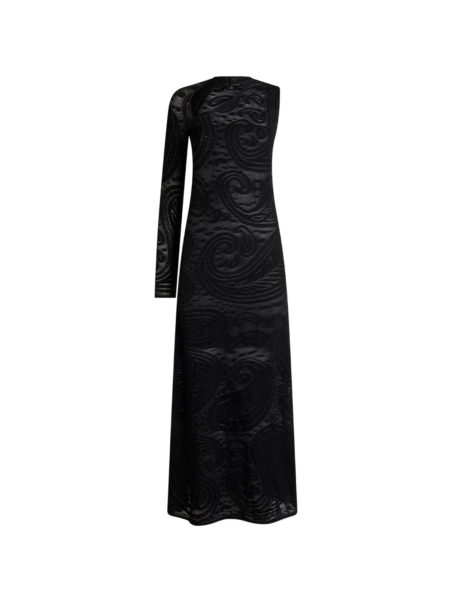 Платье Jacquard long dress with Paisley motif