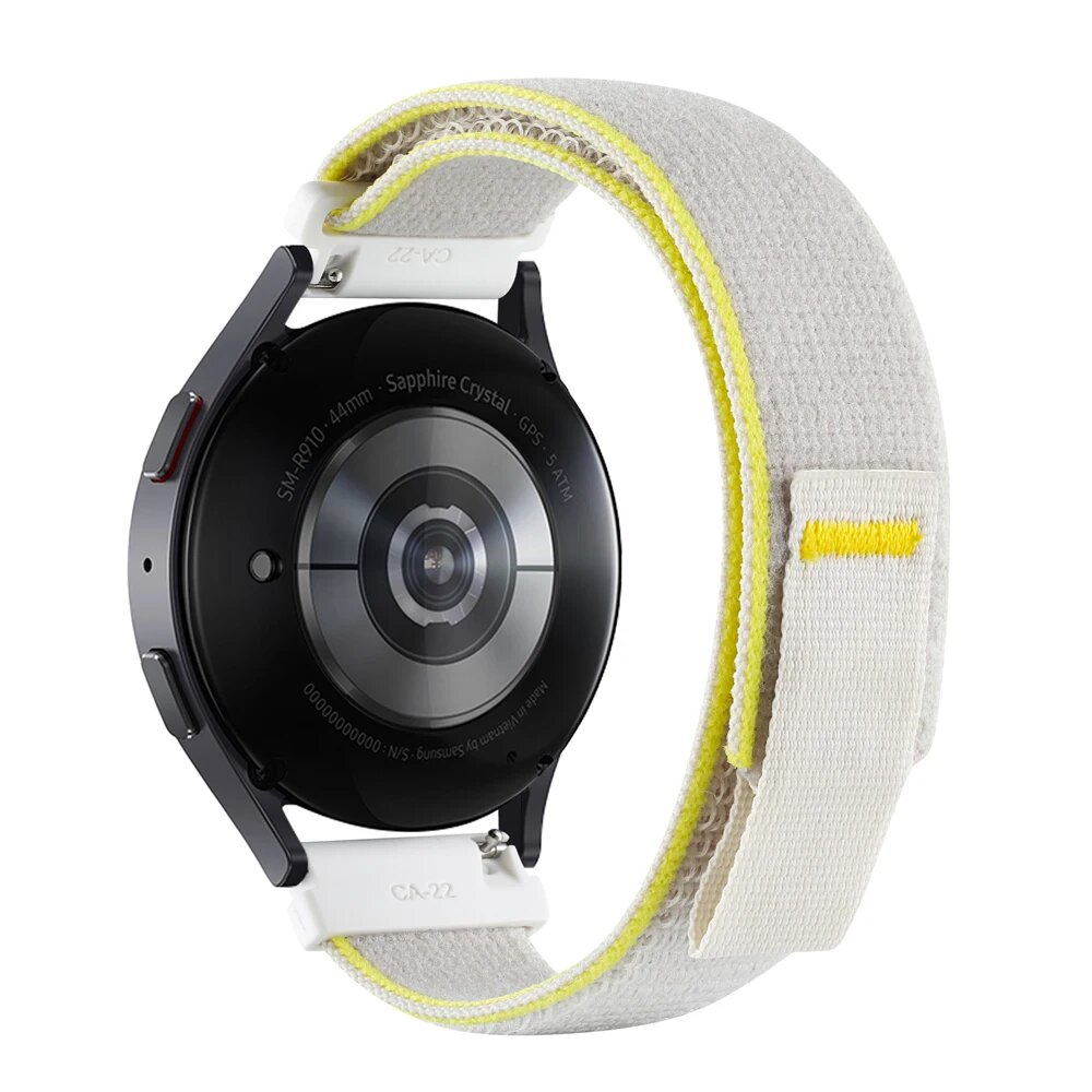 LYQSTA Нейлоновый ремешок для COROS PACE 3/APEX 2 Pro/PACE 2 22/20 мм Белый, 22mm Universal, nylon 6