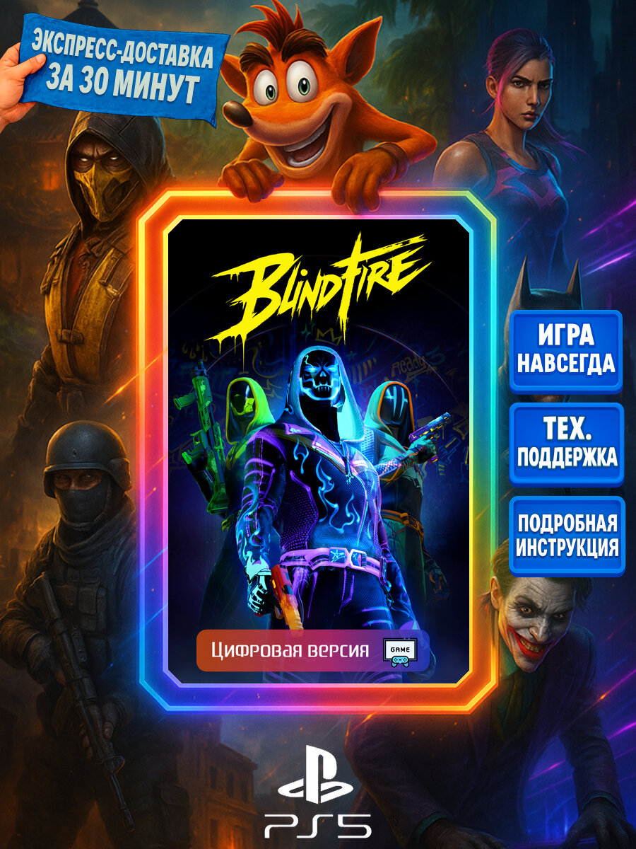 Blindfire PS5 | Моментальная доставка | Английский язык | Шутеры от первого лица