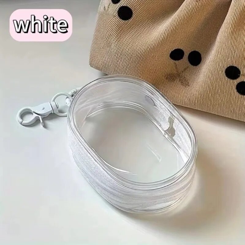 Портативный прозрачный чехол для хранения 1pcs, white