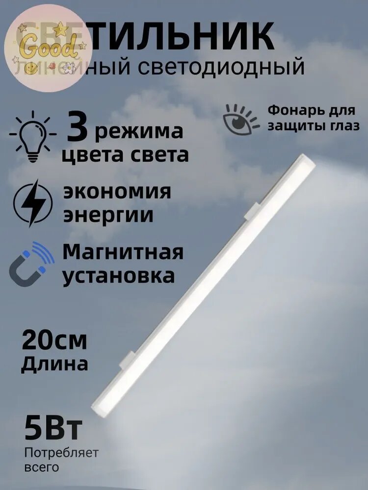 Meteai Настенно-потолочный светильник, Без цоколя, 5 Вт