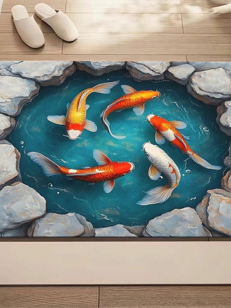 3D Коврик придверный 40x60 см