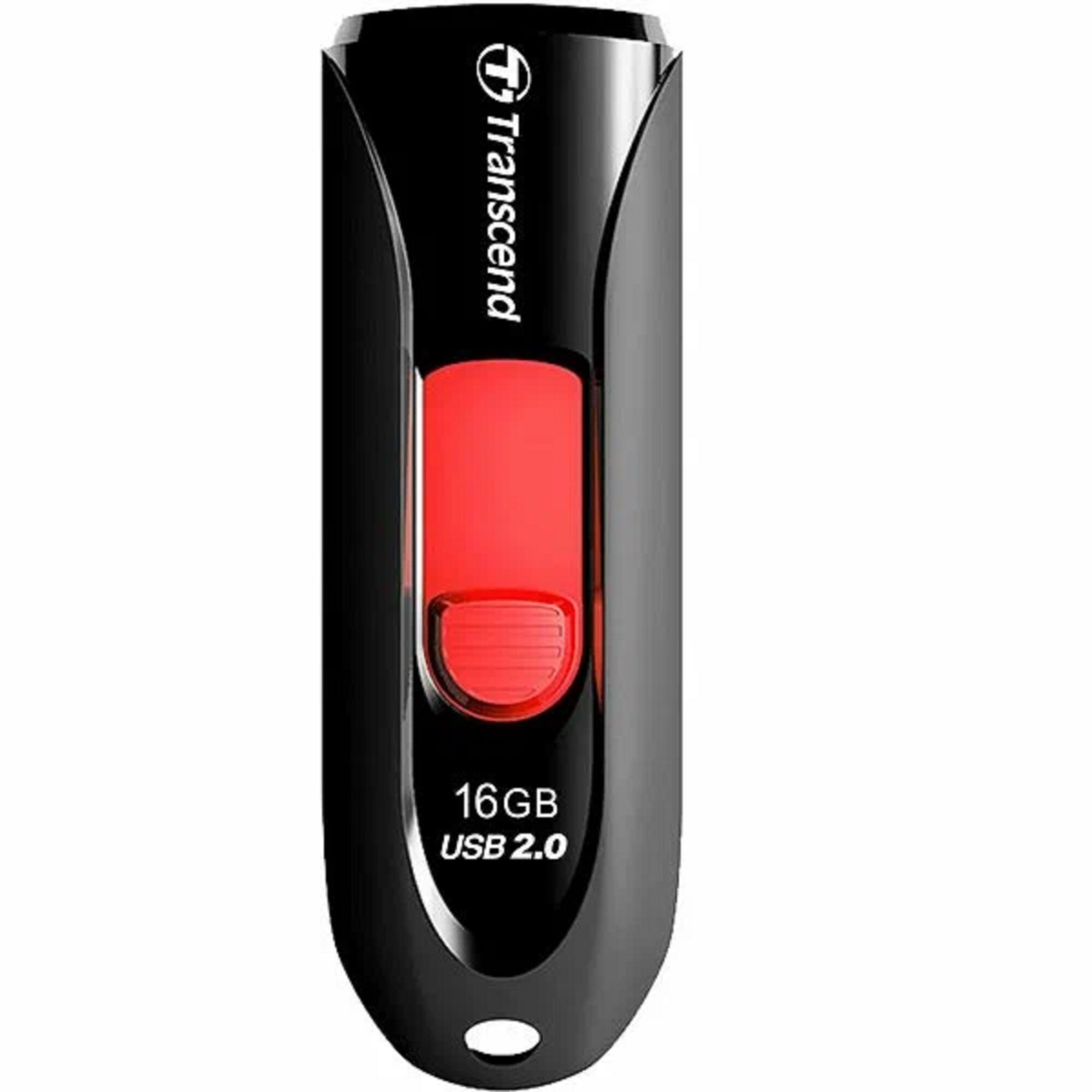 Накопитель USB 2.0 16GB Transcend JetFlash 590 черный/красный