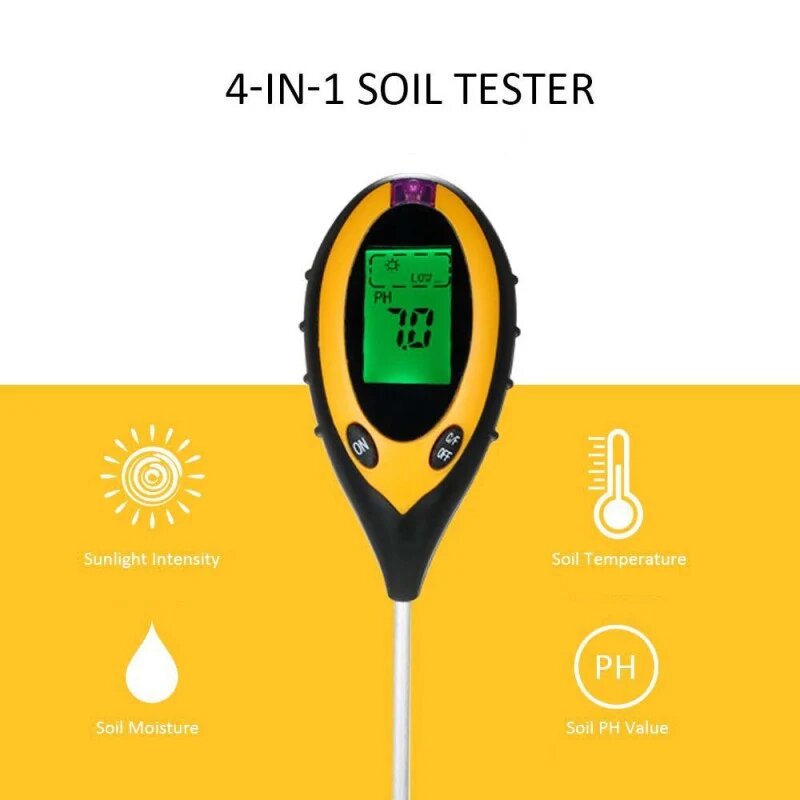 Soil pH Tester 4 in 1 — фото 1