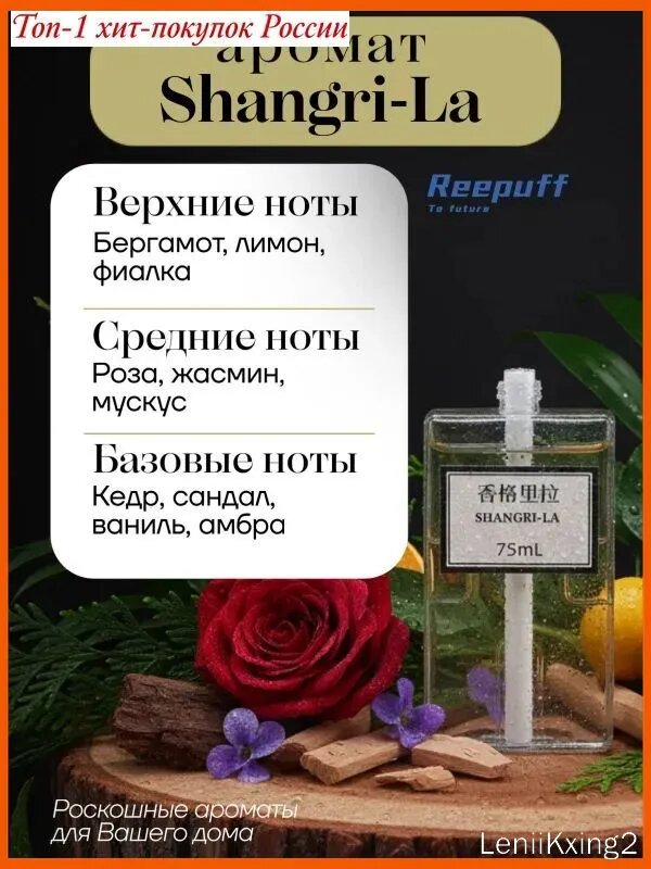 Аромат для дома, сменный, для автоматического аромадиффузора
