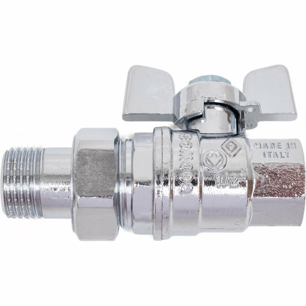 Шаровой кран Bugatti арт.322C G1/2" DN15 PN64 хром. 032204C