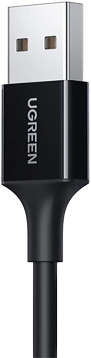 Кабель Ugreen US155 USB-A to Lightning 1м черный