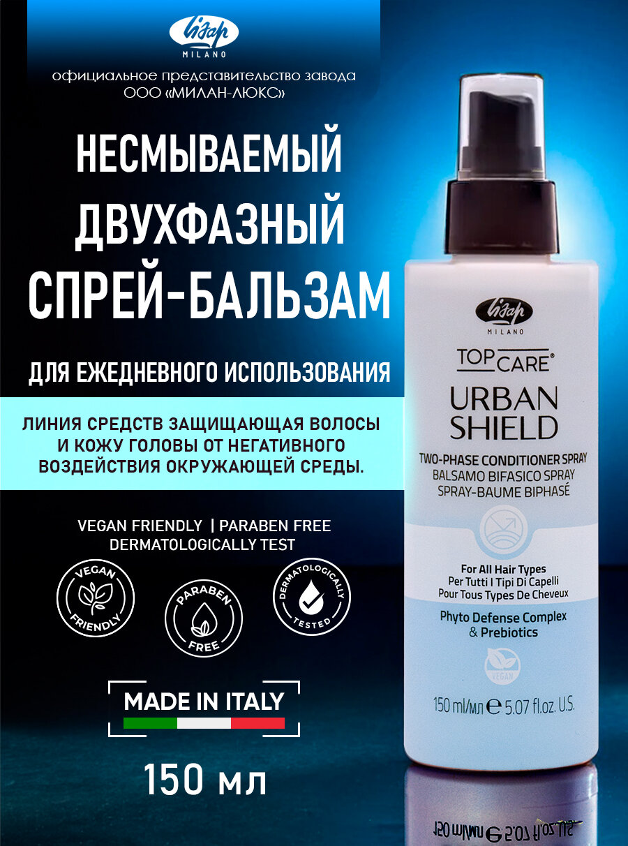 Двухфазный спрей-бальзам для волос - Urban Shield