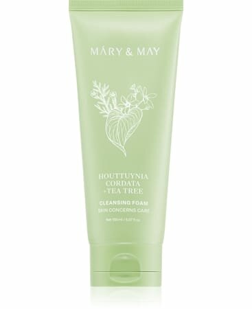 Пенка mary&may houttuynia cordata + tea tree cleansing foam, 150 мл