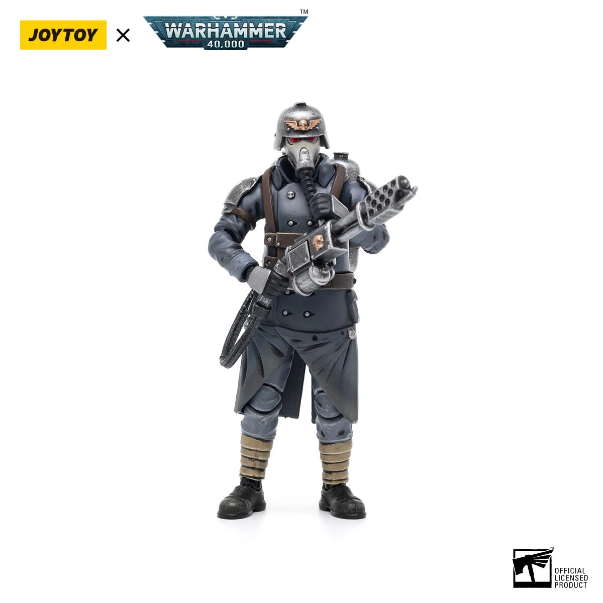 JOYTOY Warhammer 40K 1/18: Отряд ветеранов Астромилитарум: Корпус смерти Flamer