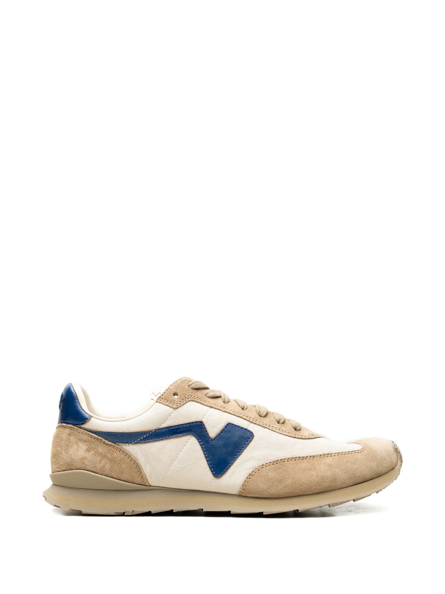 Кроссовки FKT Runner panelled suede-trim sneakers