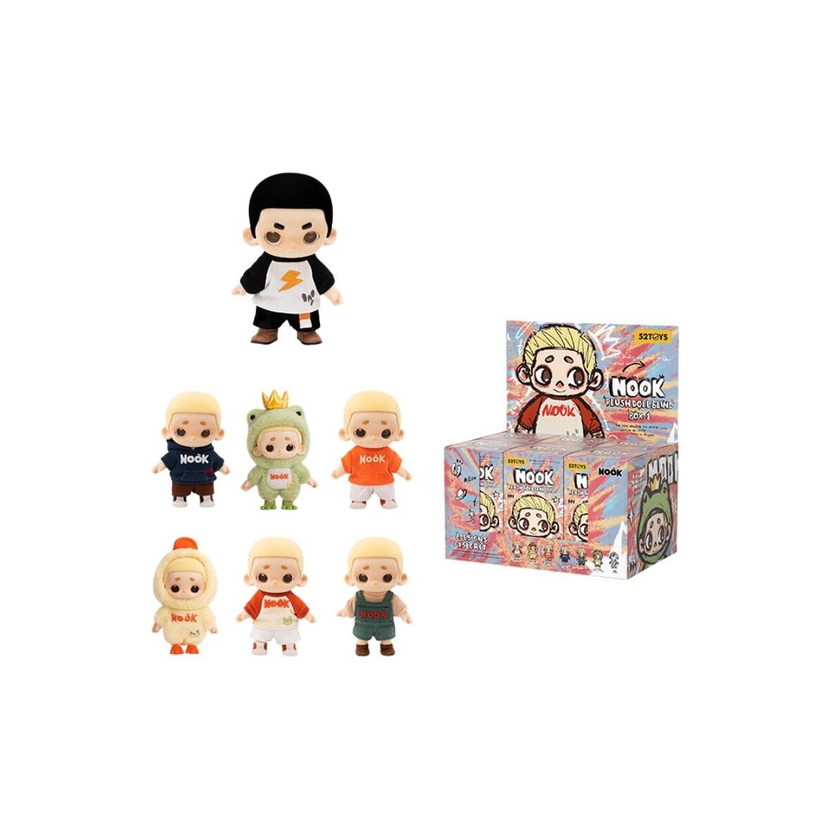 52TOYS NOOK Мягкая игрушка Слепая коробка Vol. 1 OOTD Слепые коробки 1 слепой бокс Целая коробка 6 шт