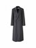 Пальто Victoria Beckham Double-breasted button-fastening coat, размер 10, серый