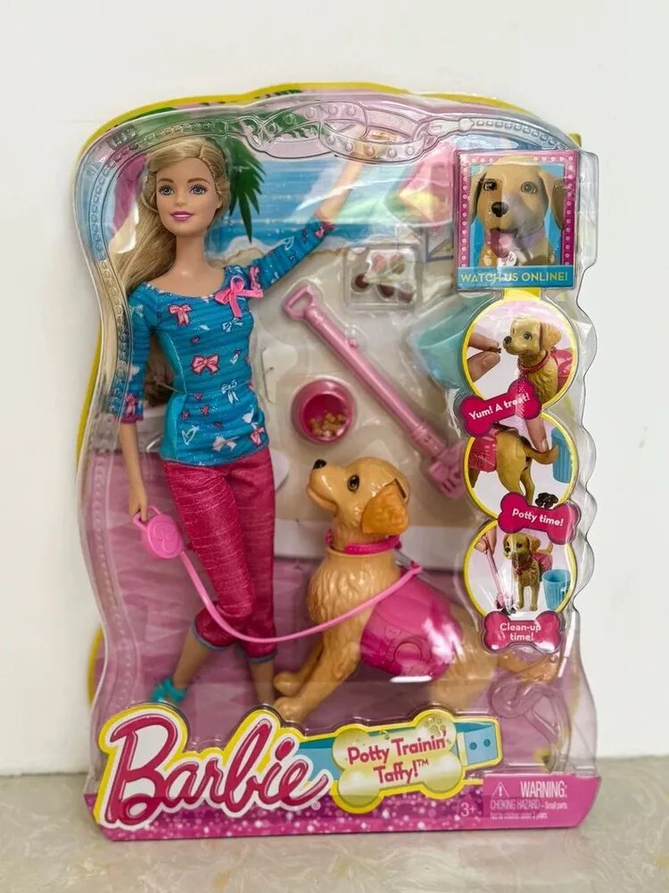 Barbie "Potty Trainin' Taffy", кукла с собачкой и аксессуарами, для девочек