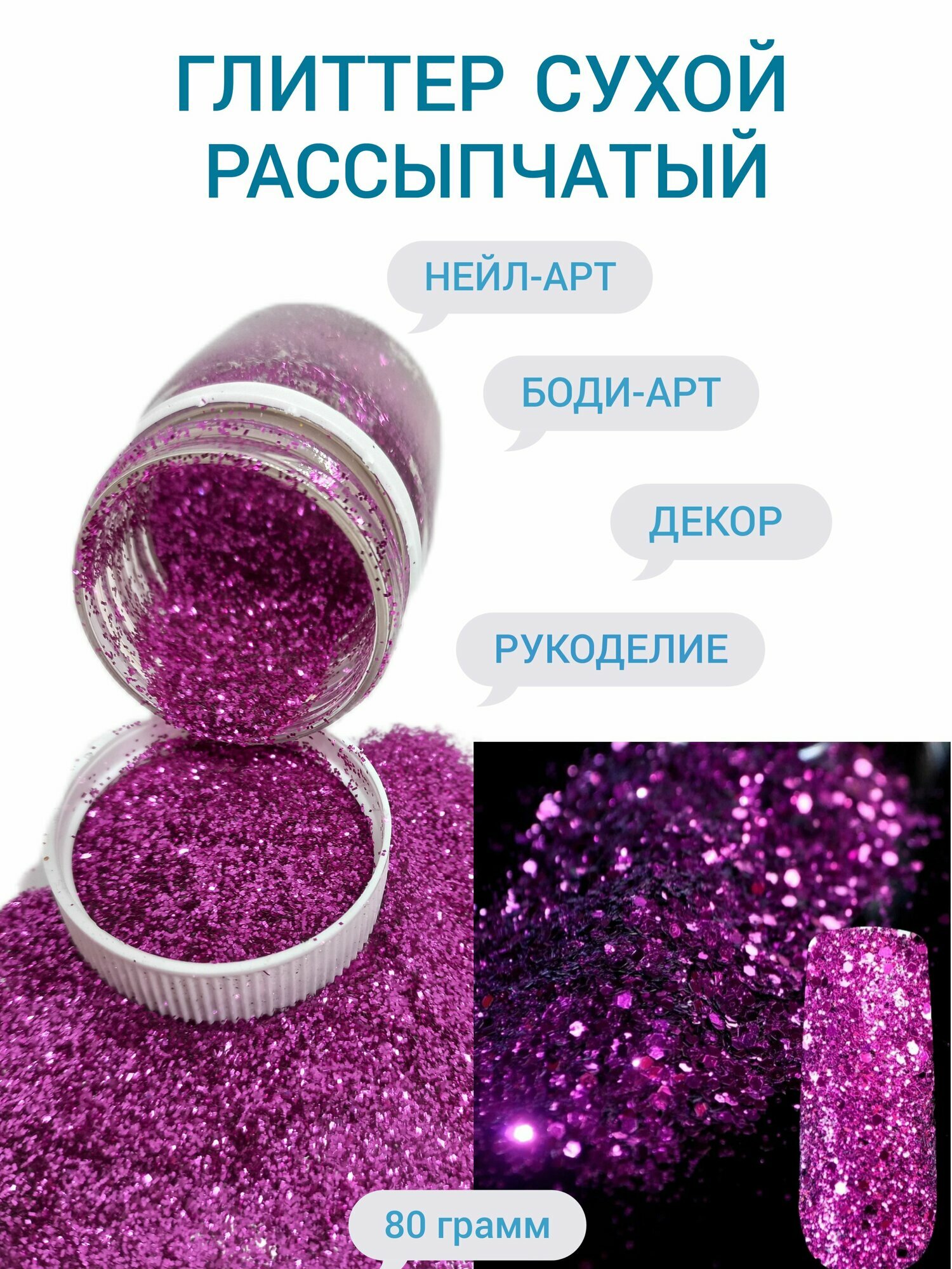 Глиттер сухой