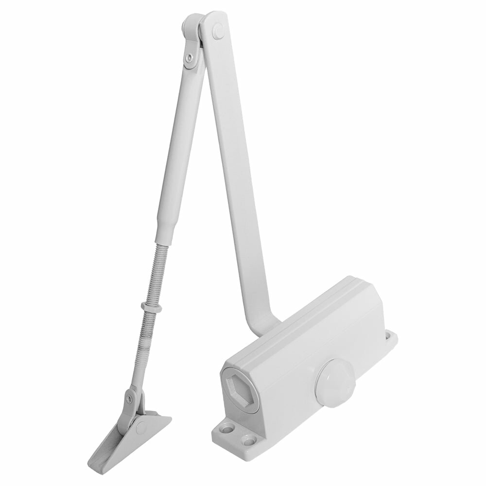 Доводчик дверной AJAX DCTR15-60 hold open WH белый 48699