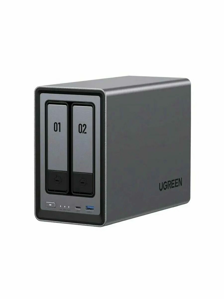 Сетевое хранилище Ugreen NASync DXP2800, поддержка RAID 0/1/JBOD, 8 ГБ RAM