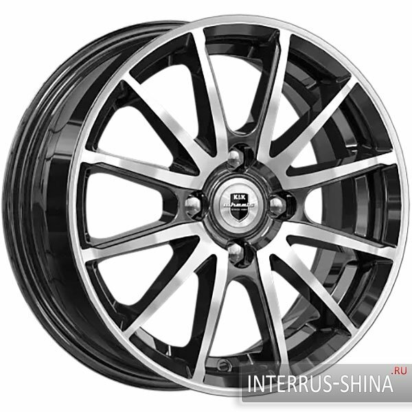 Колесный диск K&K Квант 5.5x14 4x100 ET40 D56.6 Алмаз черный