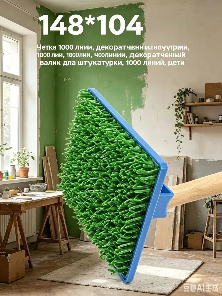 Щетка для декоративной штукатурки 148*104mm