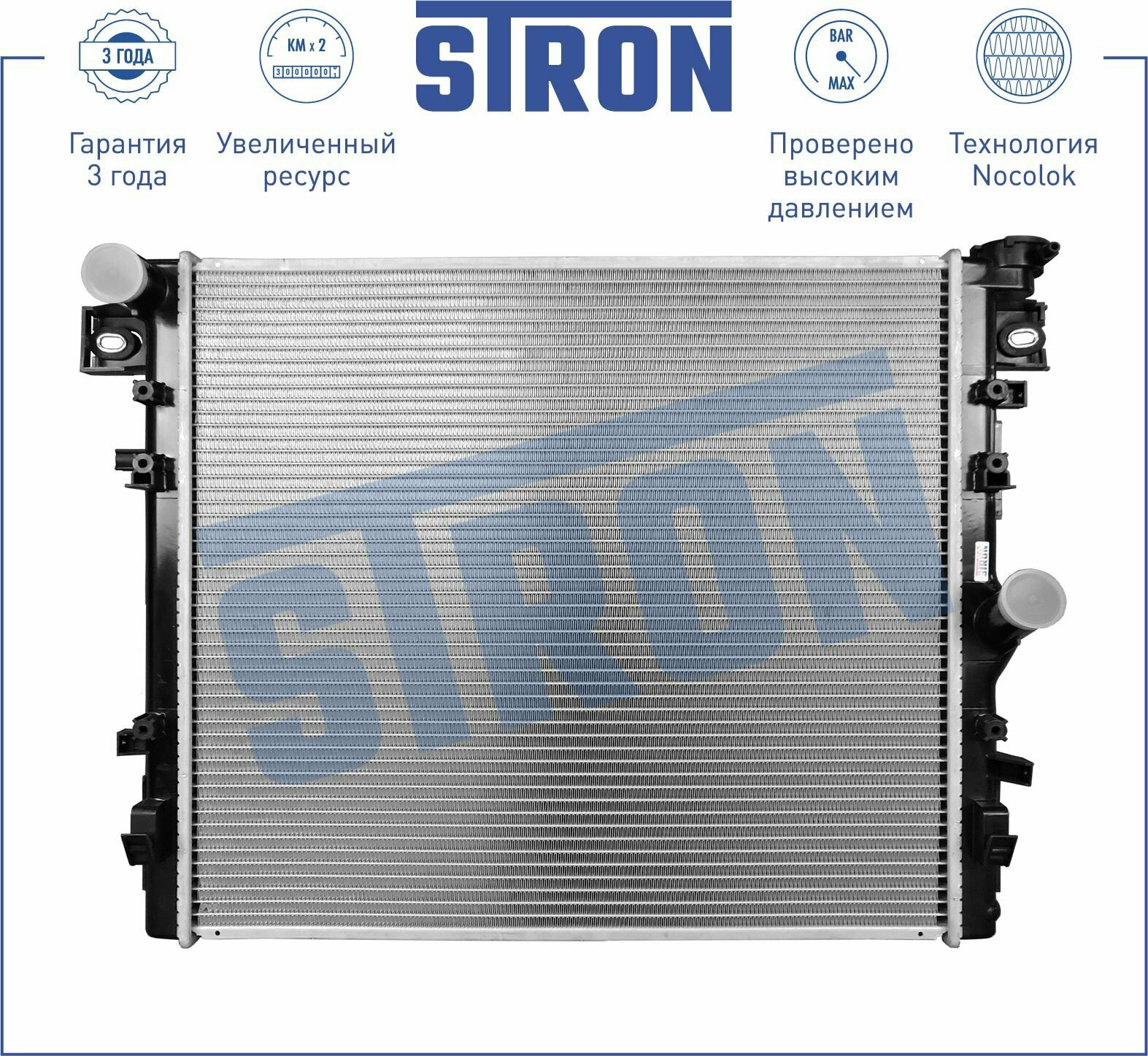 Радиатор охлаждения двигателя STRON для автомобиля JEEP WRANGLER III, арт. STR0392