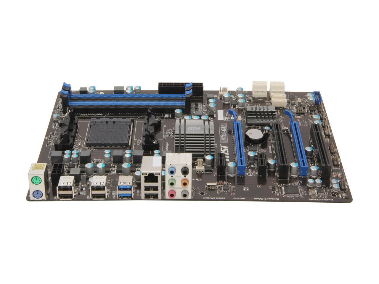Материнская плата MSI 970A-G43 SocketAM3+ 2xPCI-E+GbLAN SATA RAID ATX 4DDR3