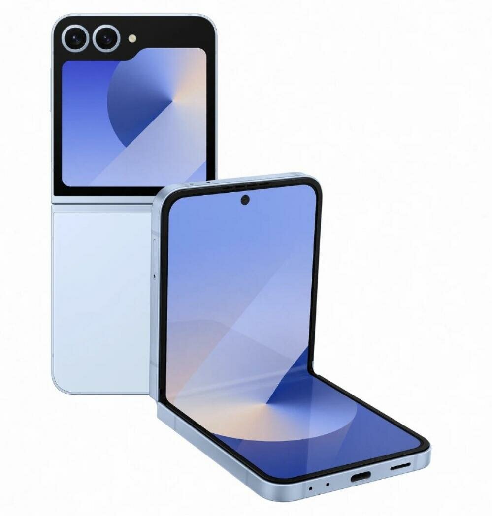 Смартфон Samsung Galaxy Z Flip 6, 12/256Gb, Blue (nano SIM+eSIM)