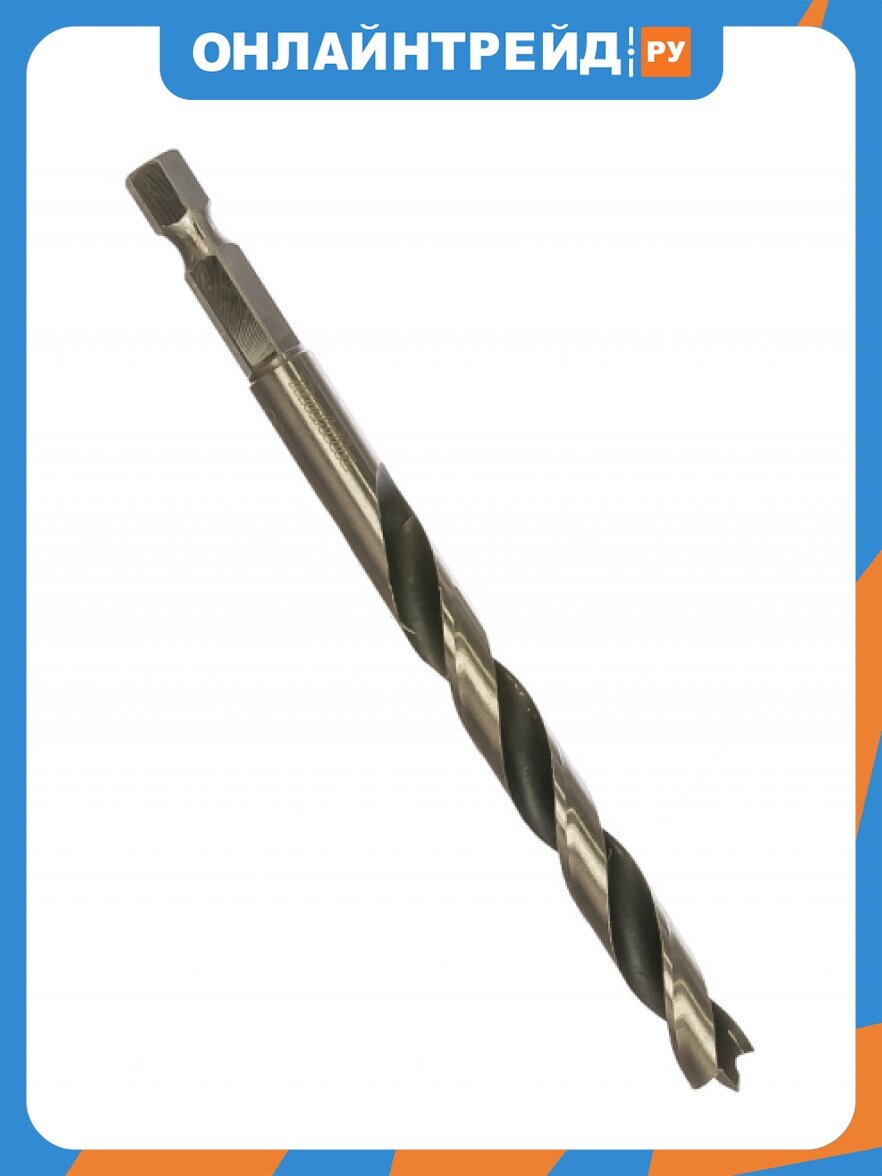 Сверло для дерева Makita , 8х100мм,1шт, хв-1\4", спиральное