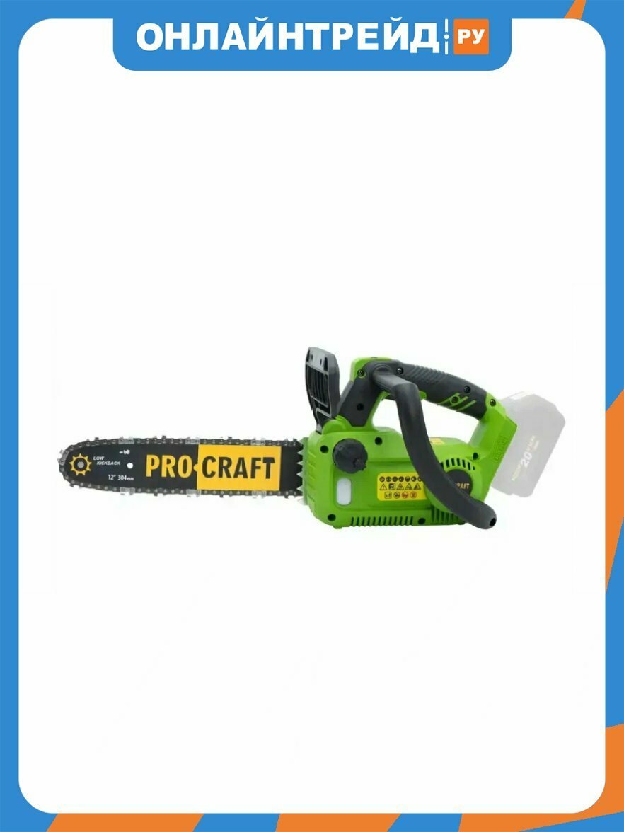 Пила цепная Procraft аккумуляторная PKA42Li 20В 12", 4500 об/мин (Без АКБ и ЗУ)