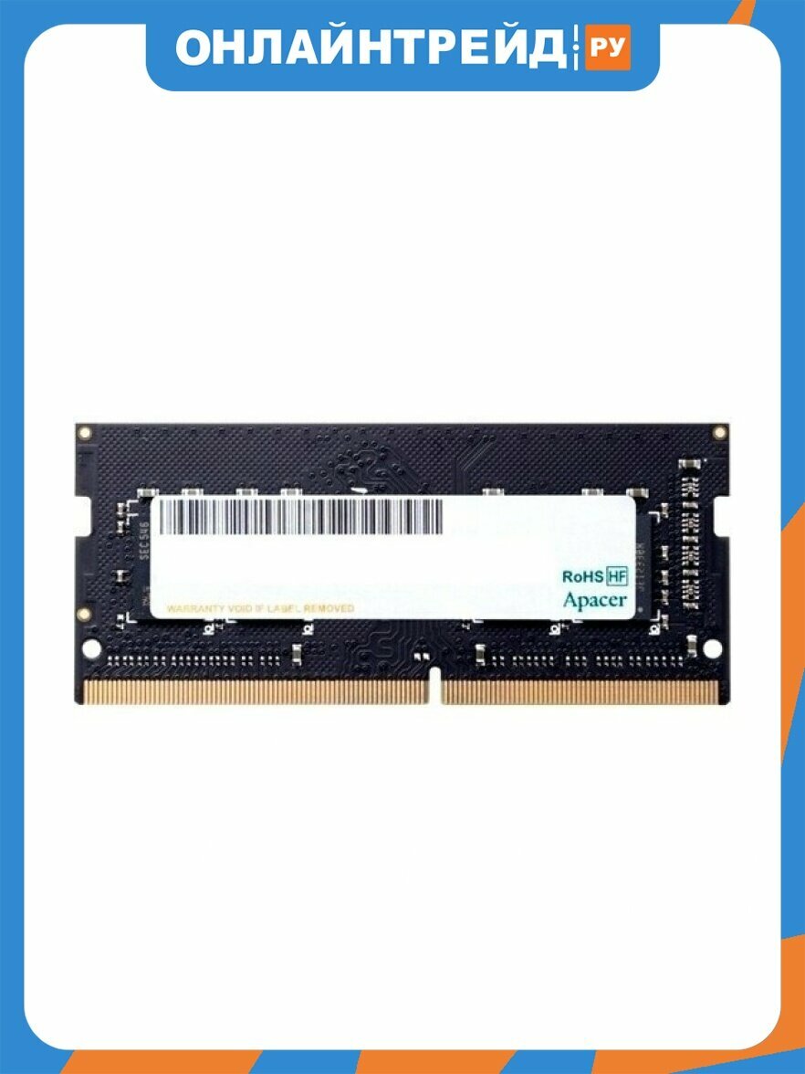 Оперативная память Apacer SO-DIMM DDR4 16Gb 3200MHz CL22 1024x8 (ES.16G21. GSH) OEM