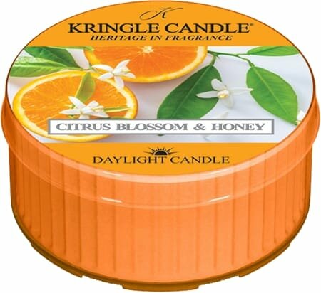Свеча-таблетка Kringle Candle Strawberries & Cream, 42 г, кремовый