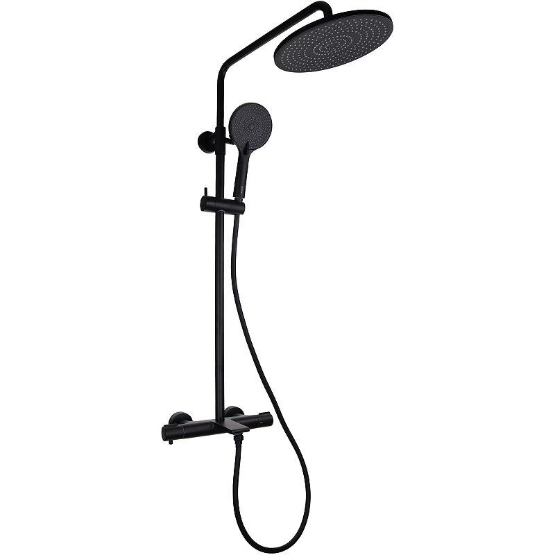 Душевая система Kaiser Serio 05382-9, черный матовый