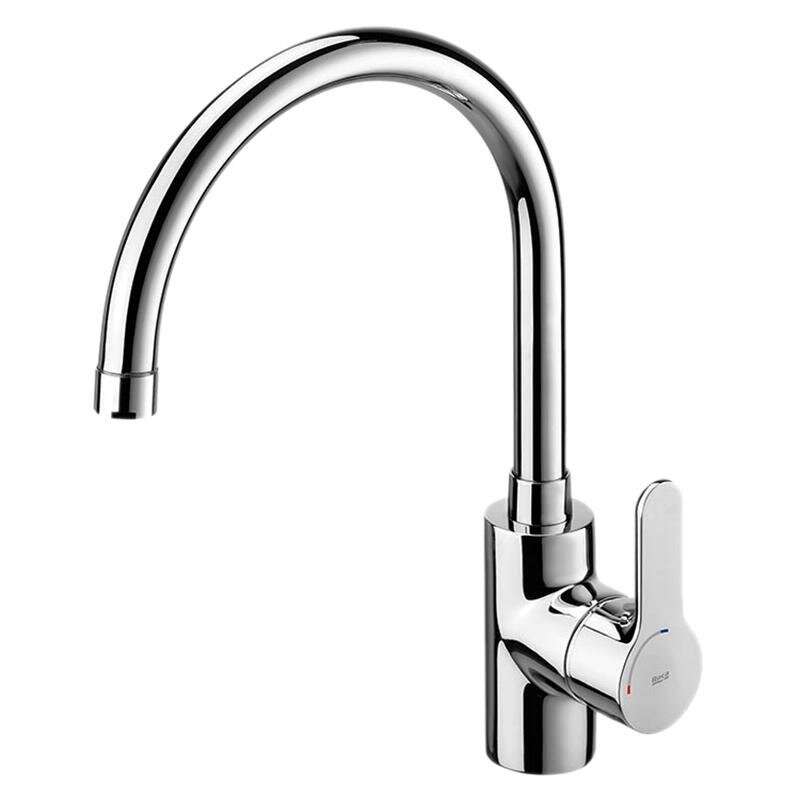 Смеситель для кухни Roca L20 5A8409C0M хром, рычажный, латунь