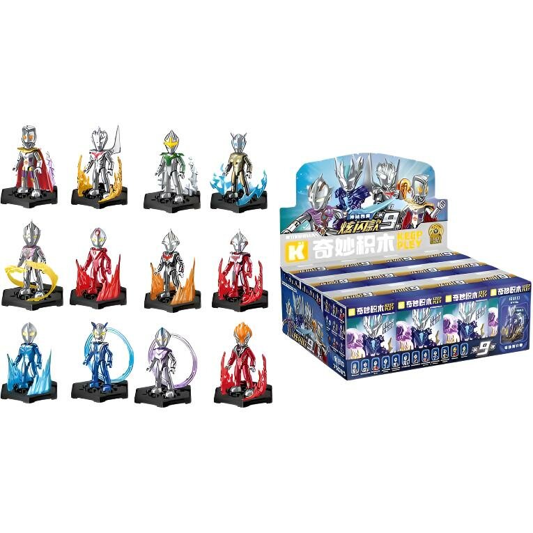 Конструктор унисекс Keeppley Ультрамен 9-е издание, Whole Set 12 Pcs