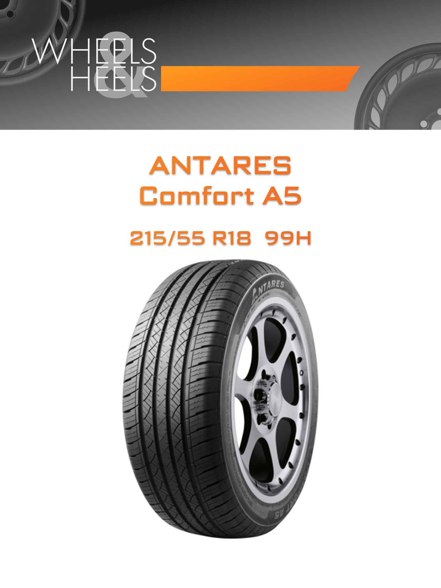Шина автомобильная Antares Comfort A5 215/55 R18 99H XL SUMMER, летняя, универсальная