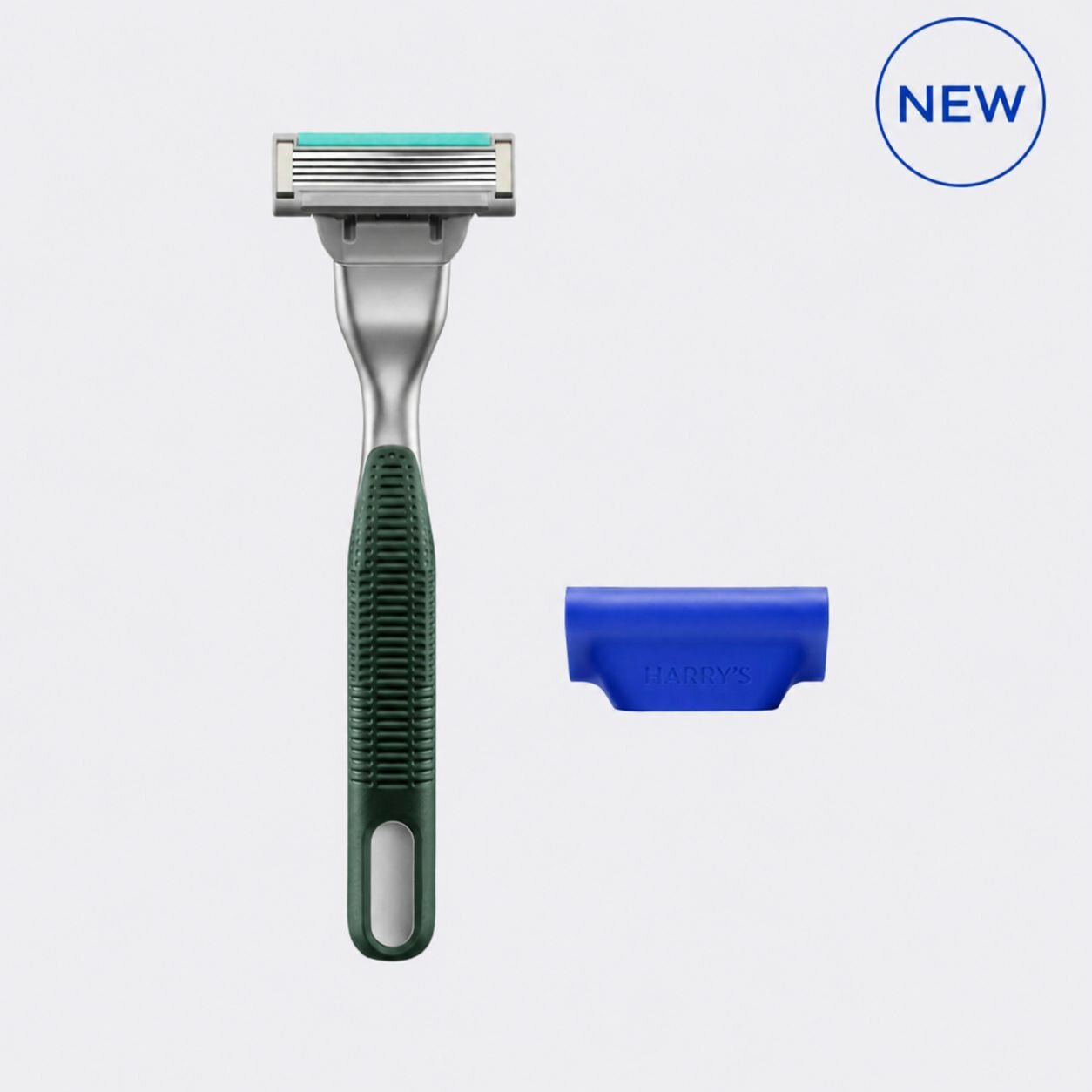 Harry's, Plus Handle, Бритвенный станок+1 кассета (5 лезвий), цвет Moss (темно-зеленый)