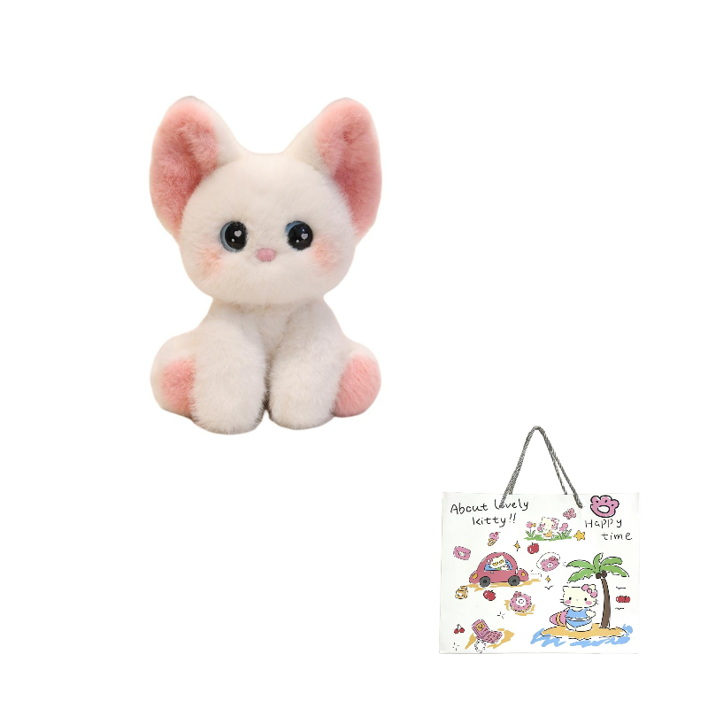 Плюшевые игрушки-котята унисекс MIANHUIYI White German Desk Companion Kitten, 24CM EU