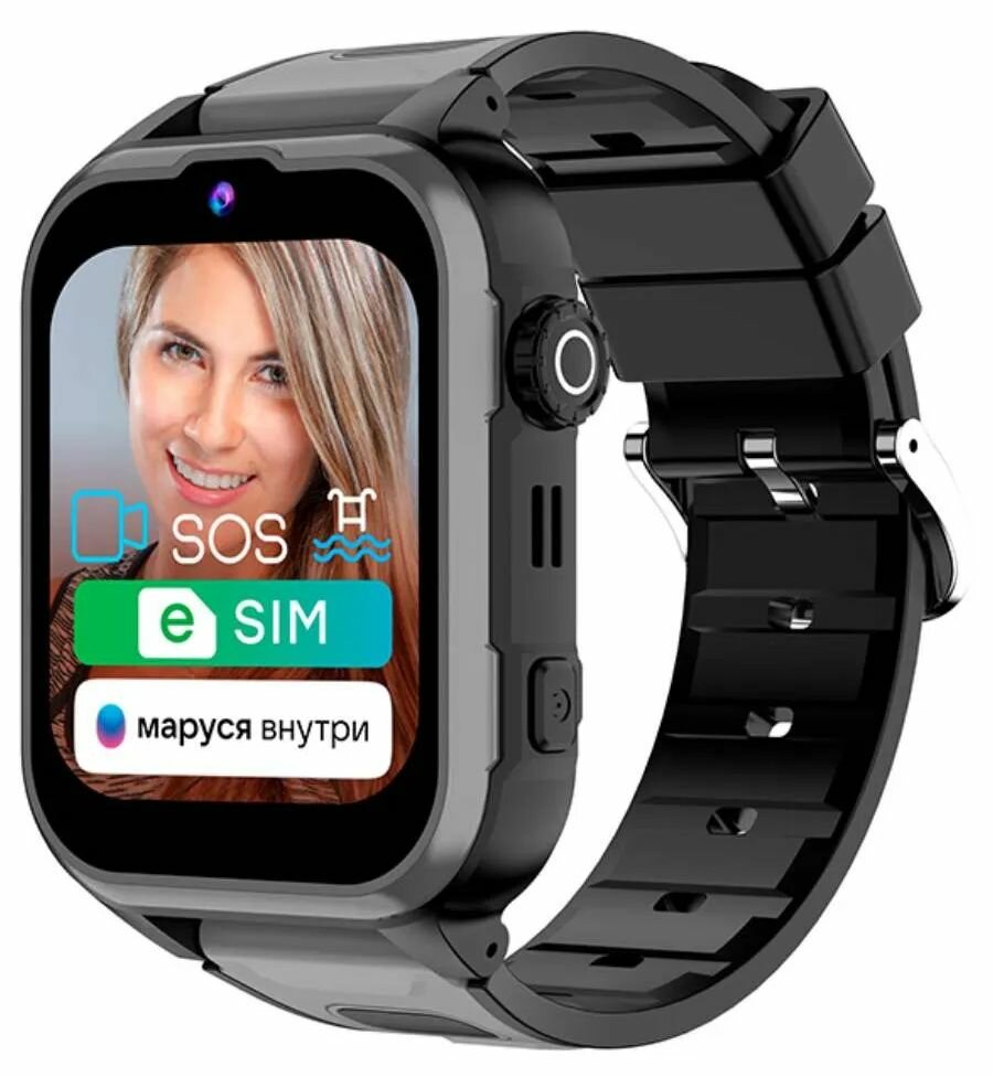 Смарт-часы Fontel KidsWatch 4G eSim Progress 8 Гб Черный 2G, 3G, 4G WiFi, Bluetooth, GPS (RU)