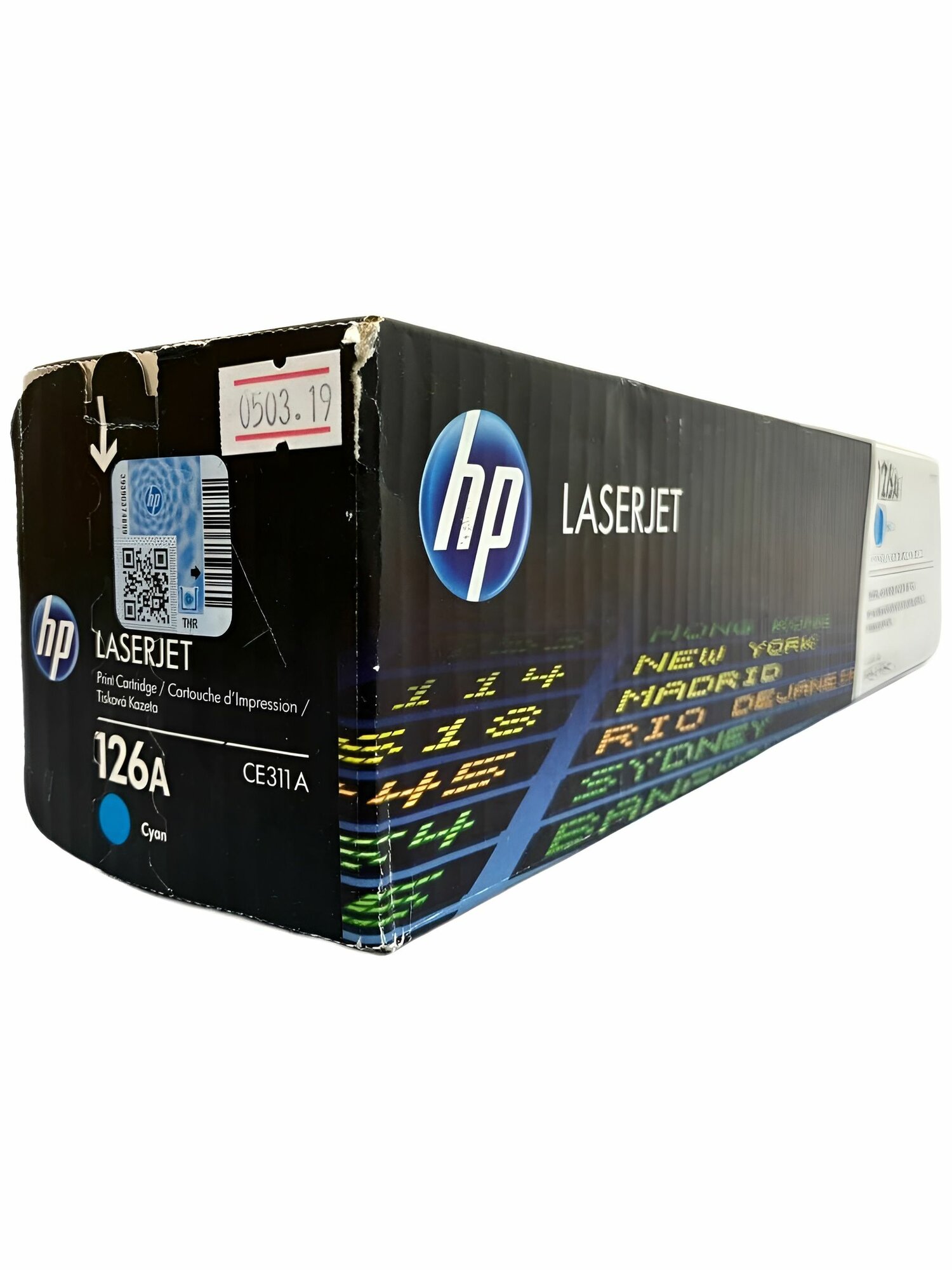 Картридж лазерный CE311A (126A) оригинальный, голубой (1 000 стр.) для HP LaserJet Pro CP1025nw/100/ M175a