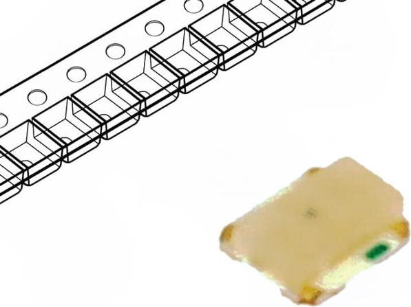 LITE-ON LTST-C19FD1WT LED; SMD; 0608; RGB; 1.6x2.1x0.55mm; 130 град; 2?2.4/3.5?3.8/3.5?3.8V, 1шт
