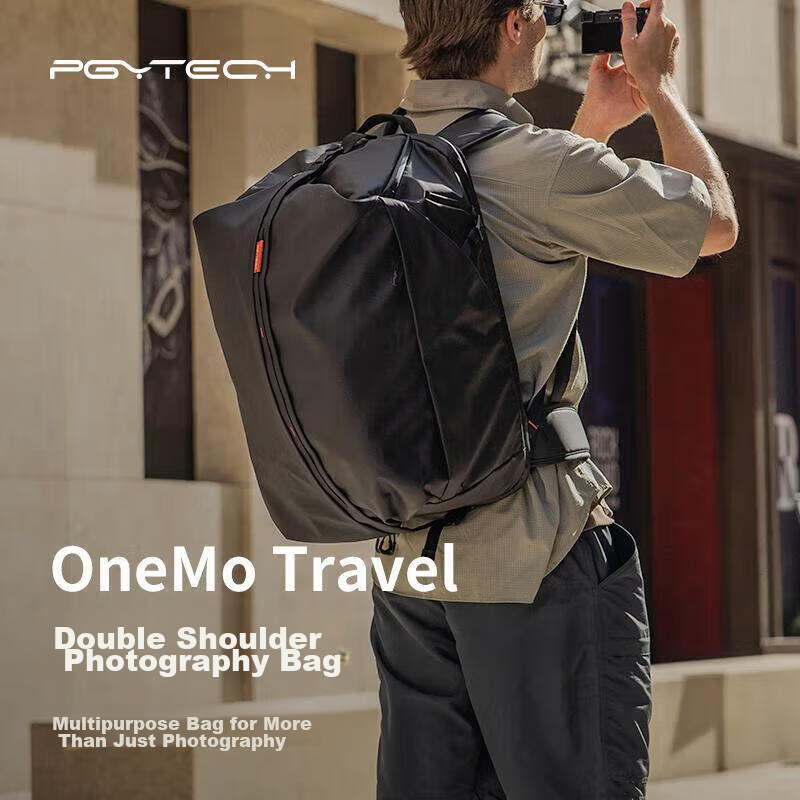 PGYTECH OneMo Путешествия Фото Рюкзак 35 л Многофункциональный Черный Водонепроницаемый Цвет：Сумрак Черный