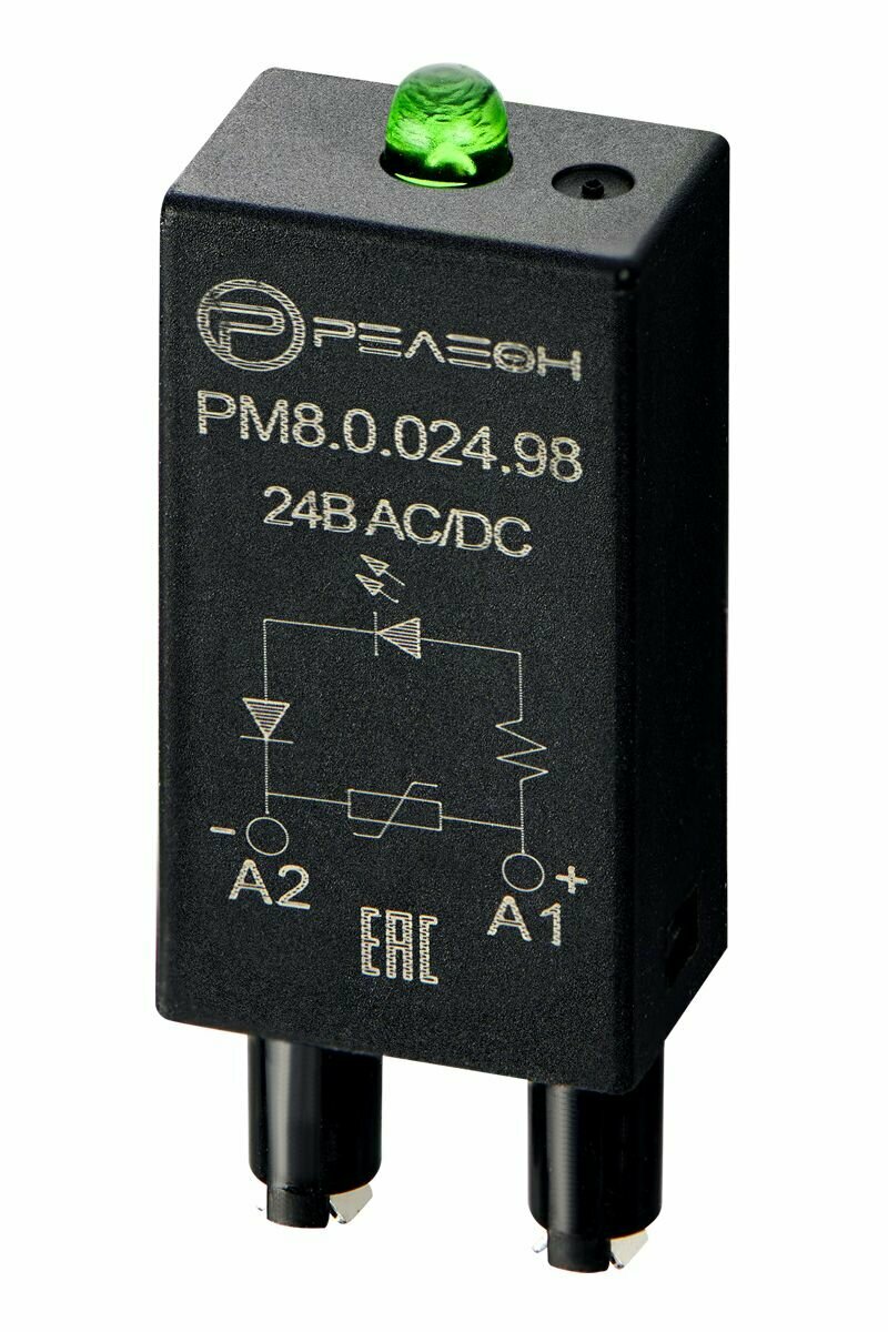 Модуль индикации и защиты, led + варистор 24В ac/dc