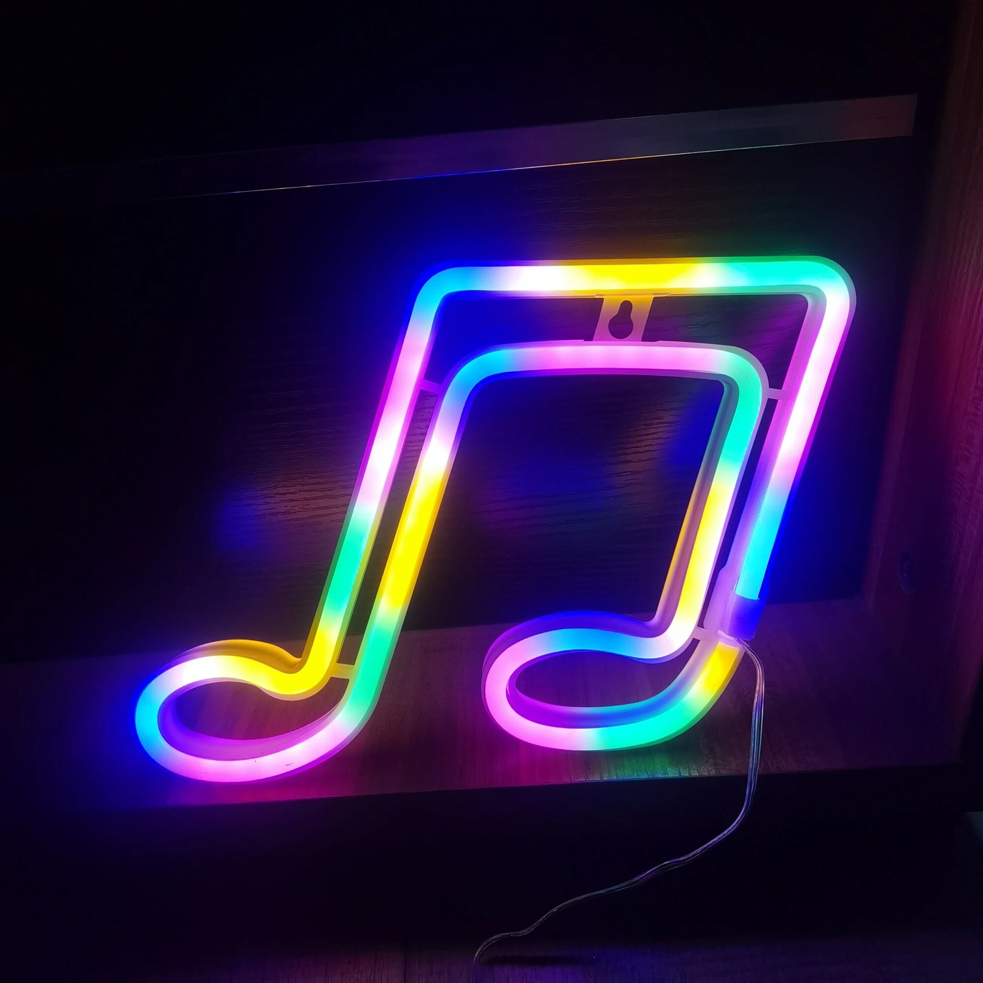 LED Неоновая вывеска фигурная для дома note Multi1