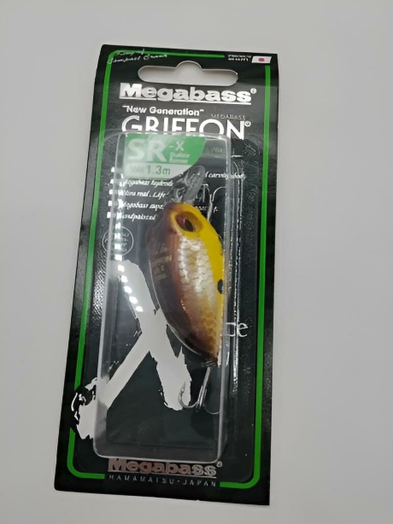 Воблер Megabass GRIFFON SR-X 43мм 8г Крэнк для Щуки Глубина 1.3м Япония