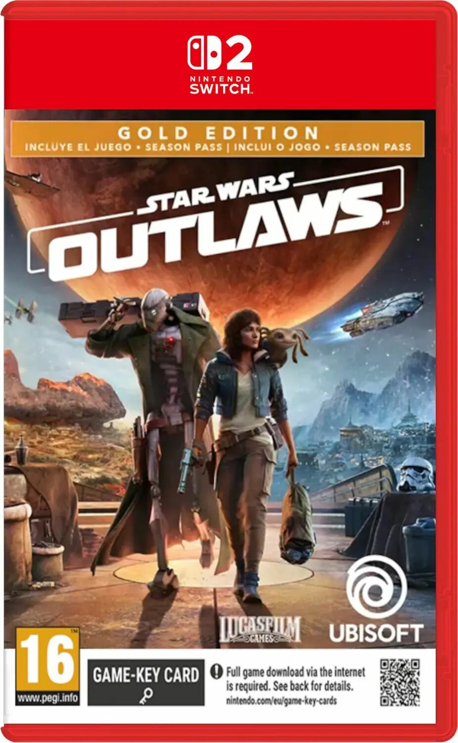Игра Star Wars Outlaws - Gold Edition для Nintendo Switch 2, русские субтитры